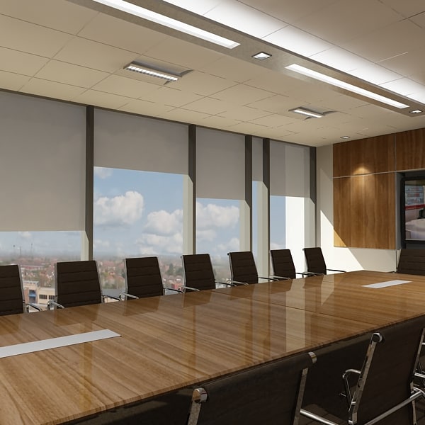 3d model boardroom room