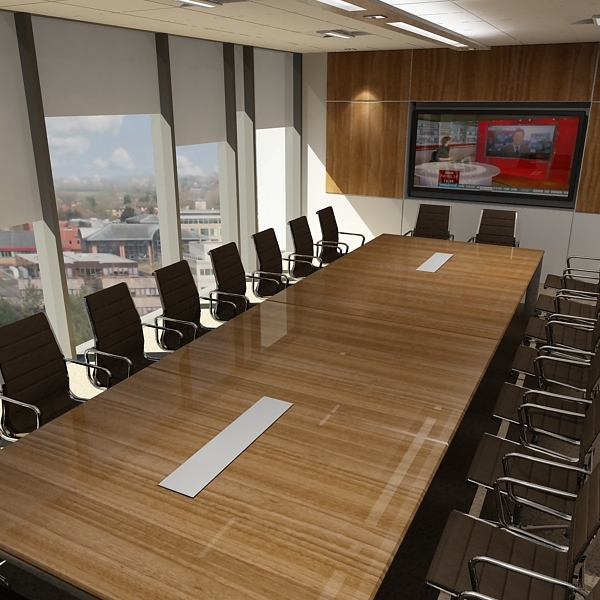 3d model boardroom room