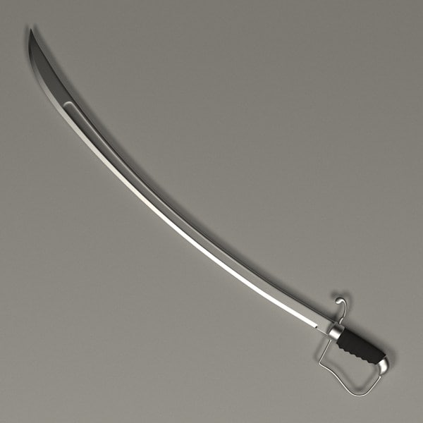 3d model sabre cut saber