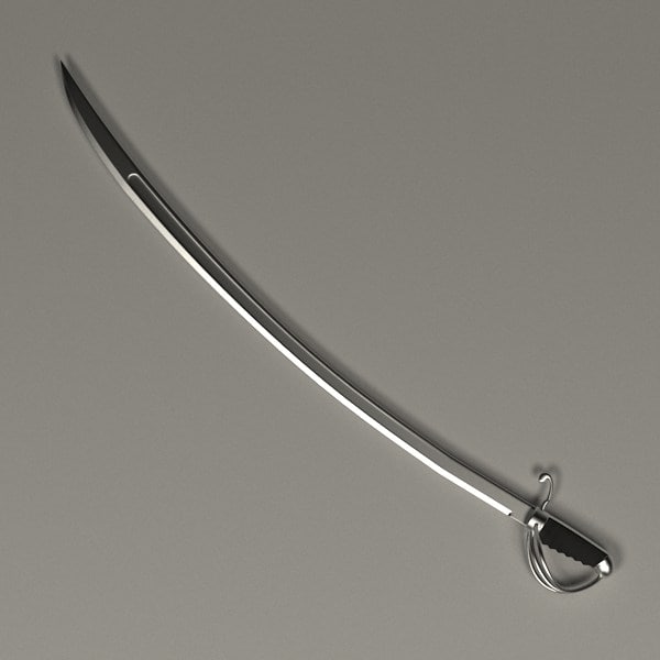 3d model sabre cut saber