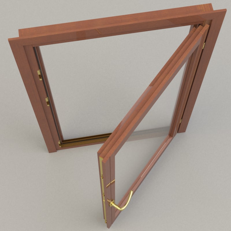 3d window rhinoceros model