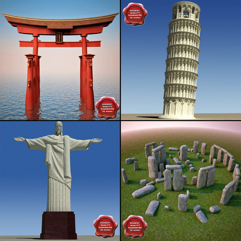 landmarks v7 3d model