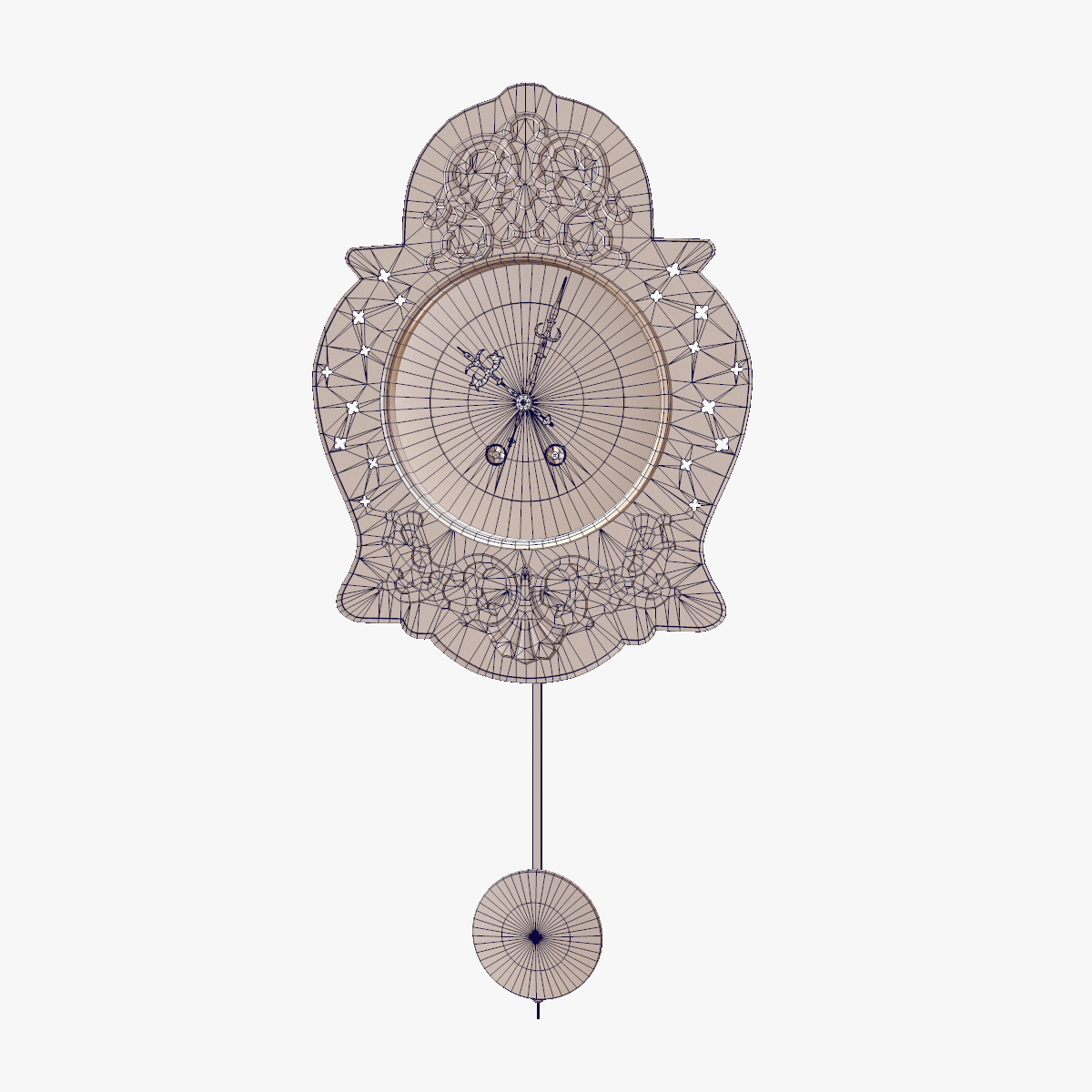 wall clock 3d 3ds