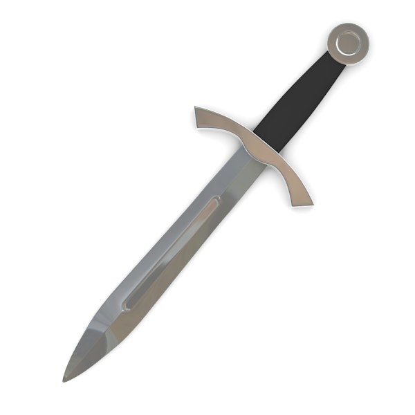 3d model dagger