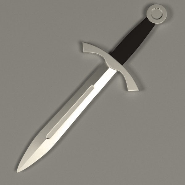 3d model dagger