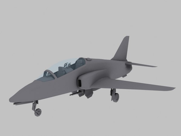 3D модель Модель игры BAE Hawk Training Jet - TurboSquid 572113