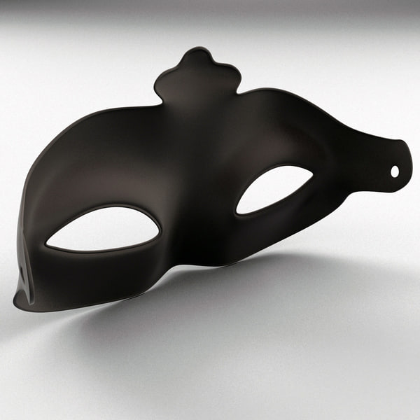 3d model masquerade mask