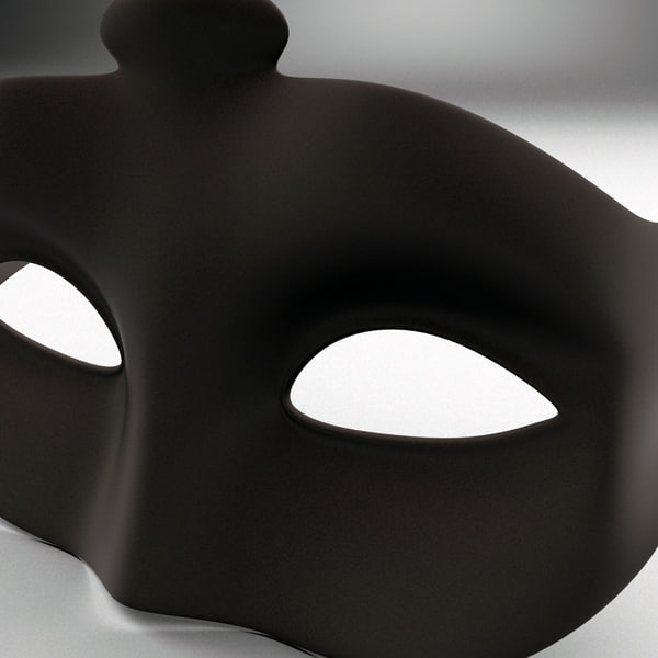 3d model masquerade mask