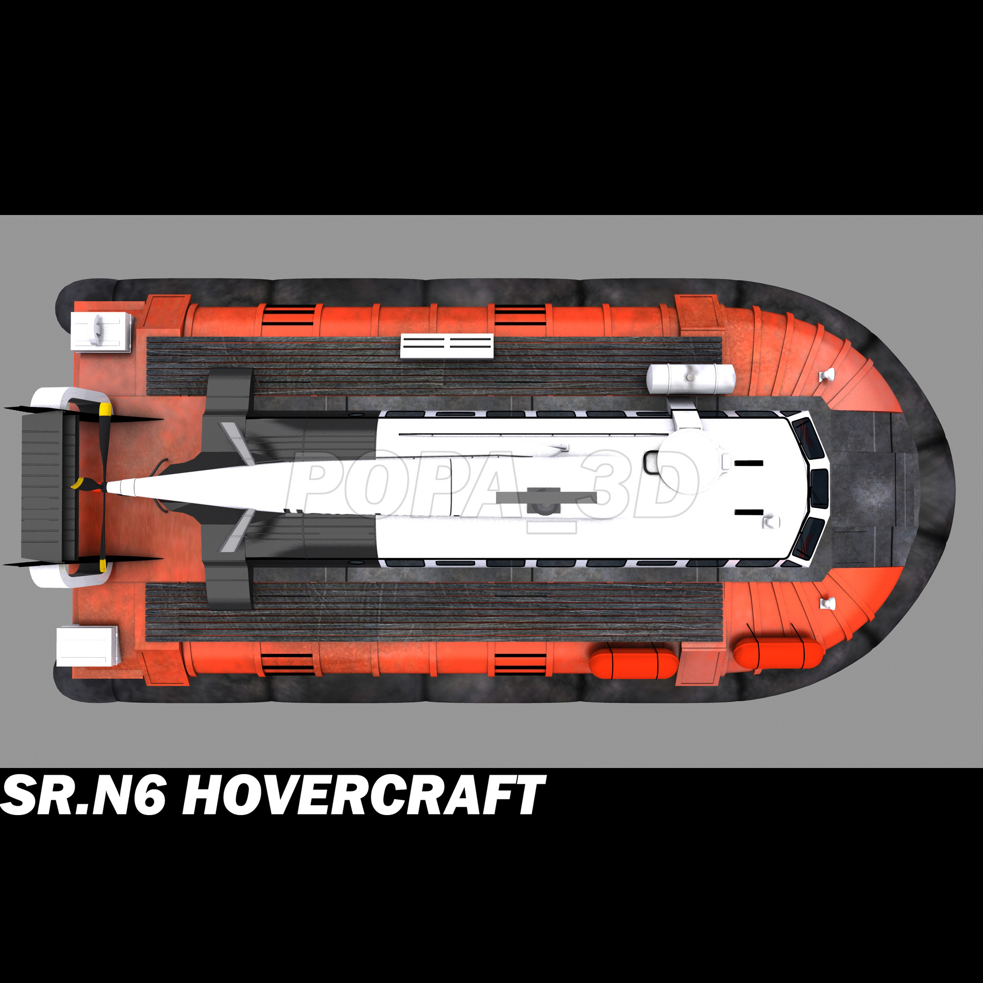 hovercraft hover craft 3d 3ds