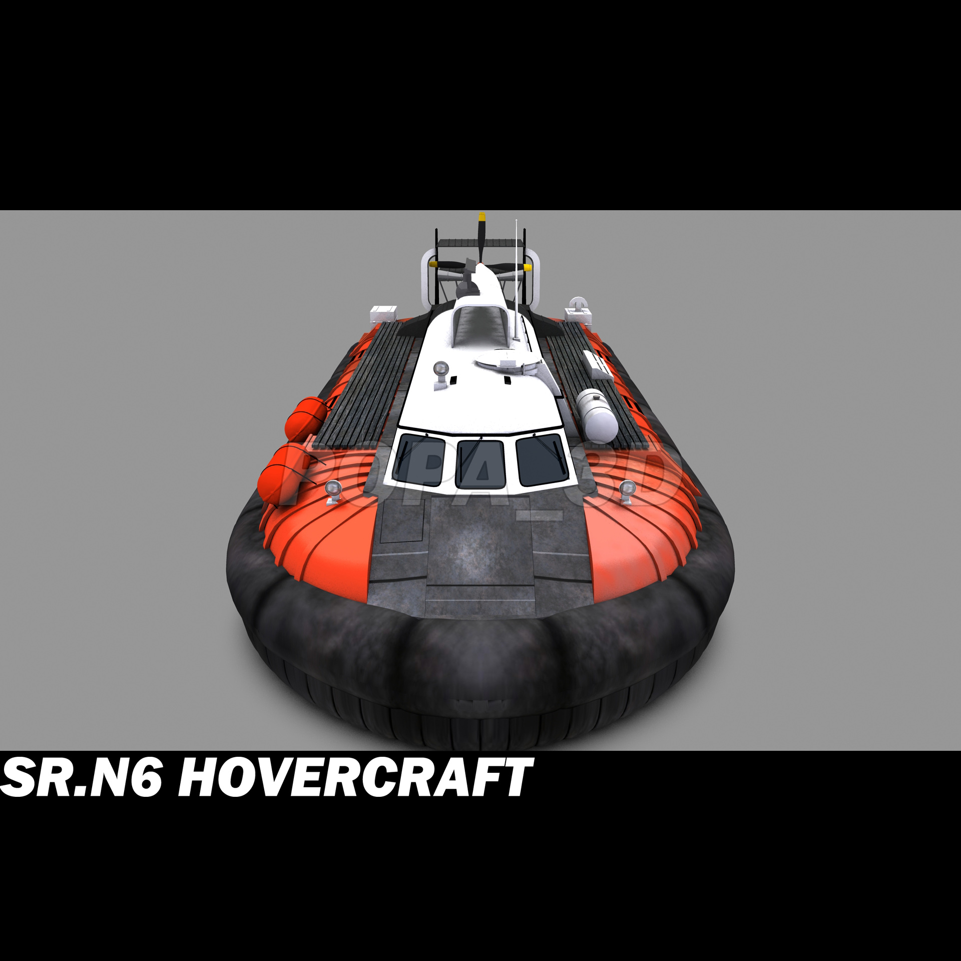 hovercraft hover craft 3d 3ds