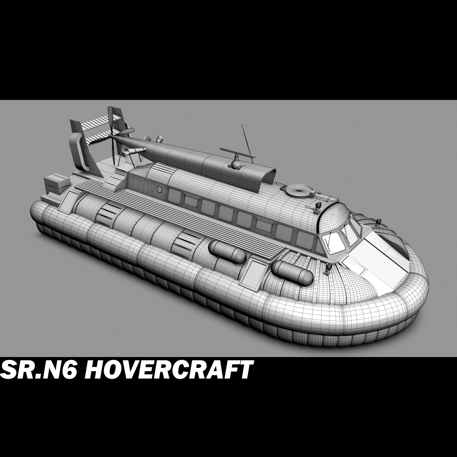 hovercraft hover craft 3d 3ds
