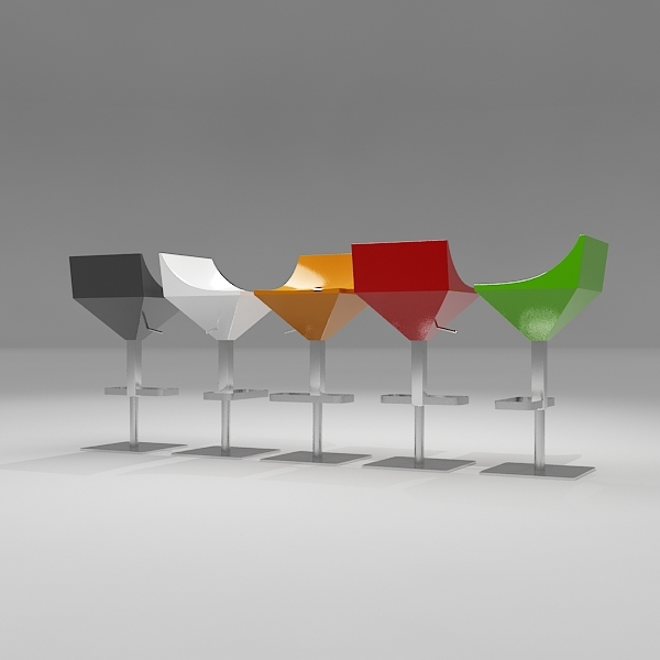 3d fly bar stool model