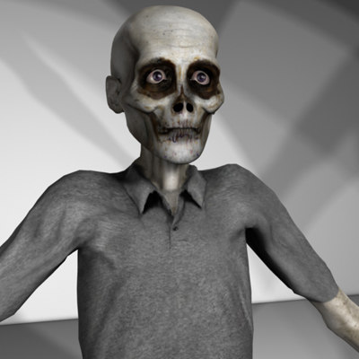 skeleton character x