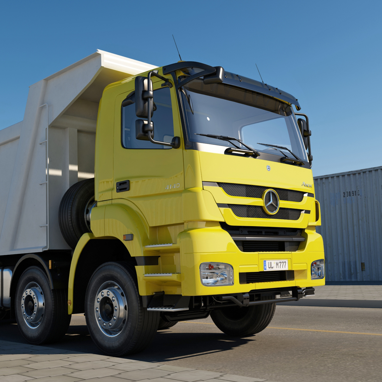 3d mercedes-benz axor