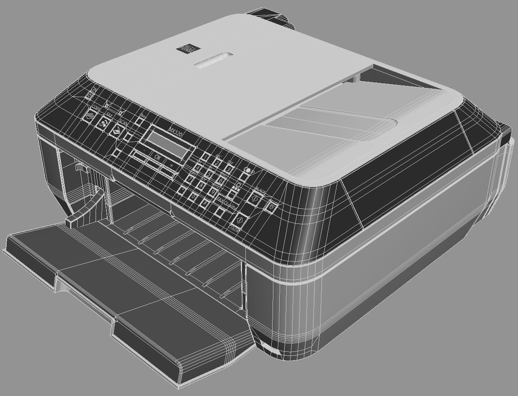 printer canon pixma mx320 3d max