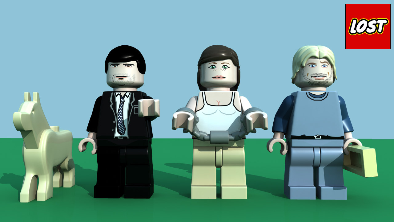 characters lego lost pack 3d ma