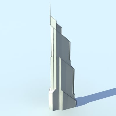 3d skyscrapers model