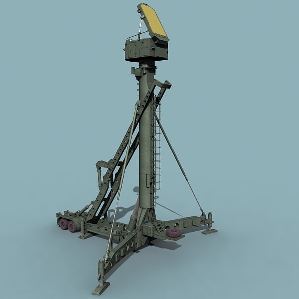 russian engagement radar sa-10 sa-20 3d max