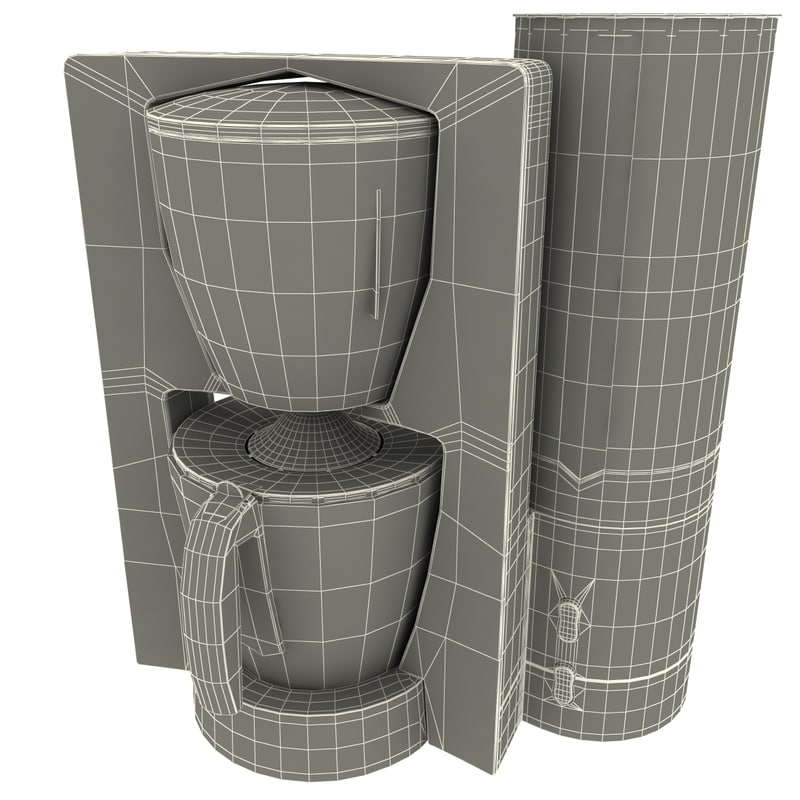 coffee maker bosch 3d model