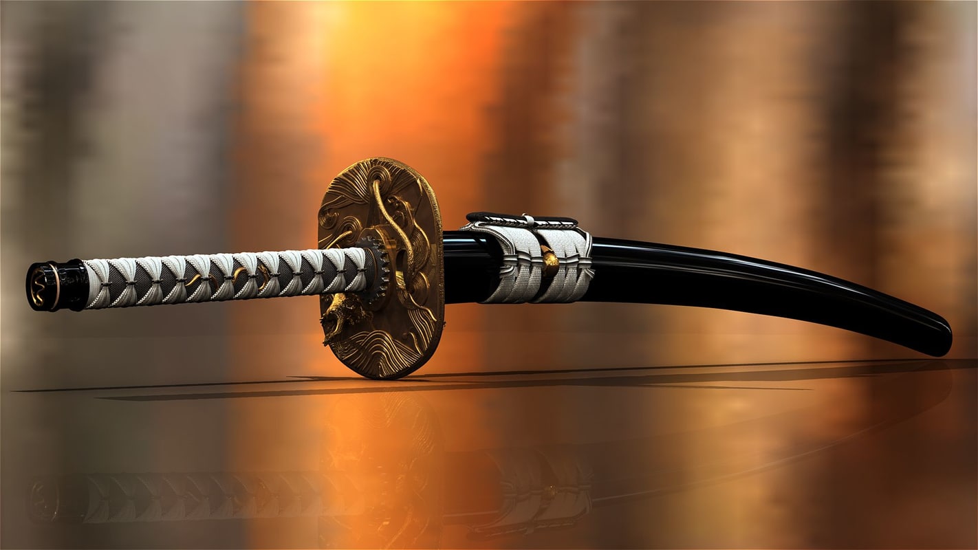3d katana sword model