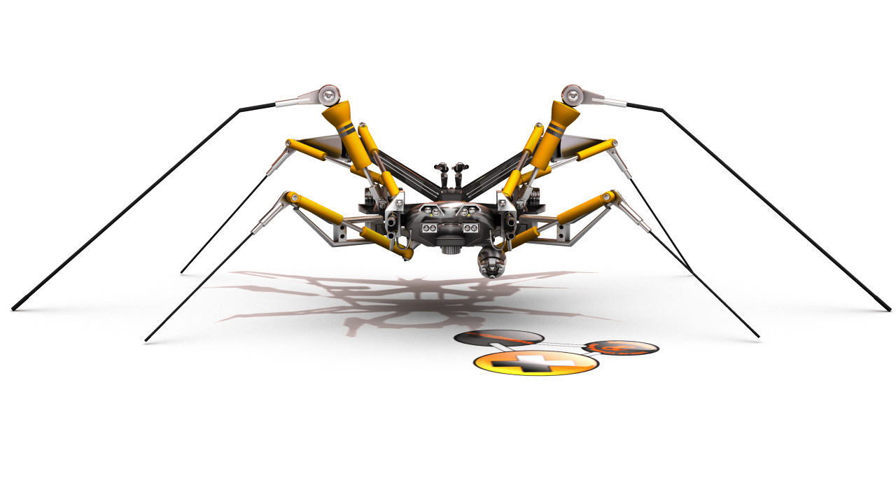 3d model mechanical spider