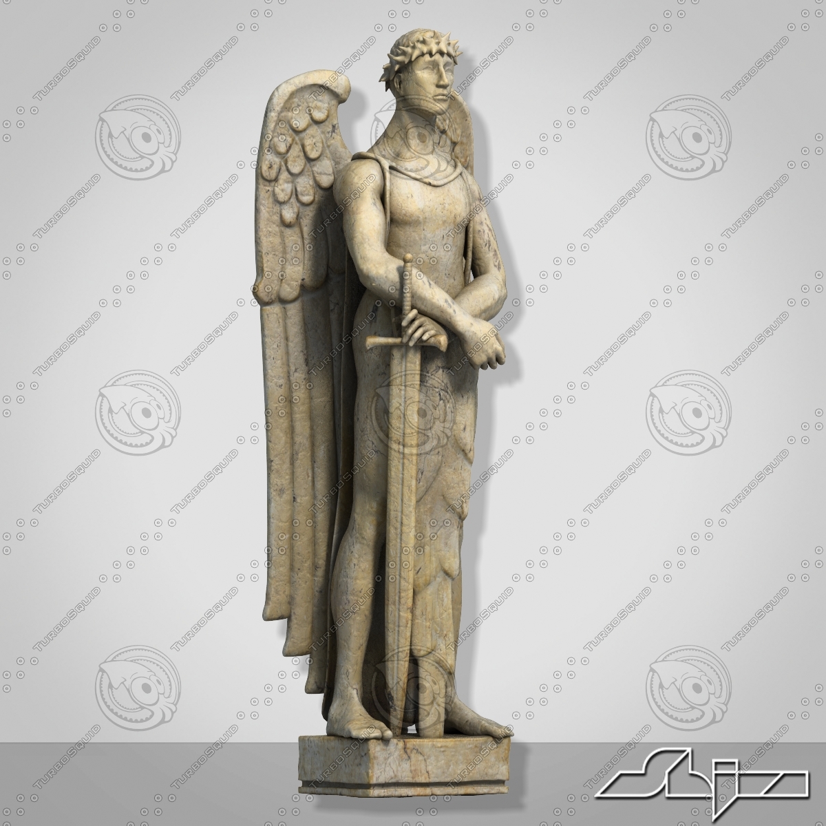 3d sculpture angel