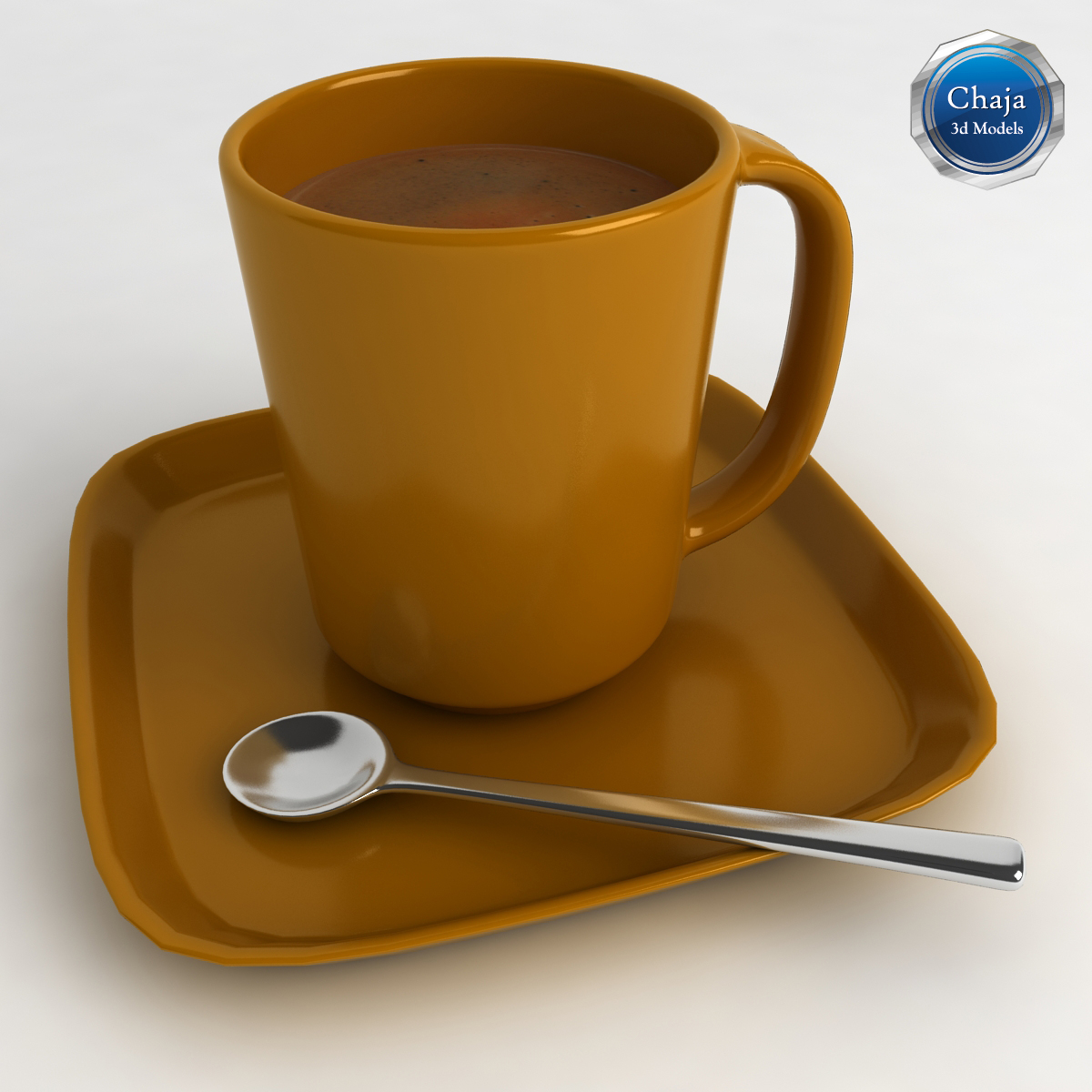 coffee cups 3d model