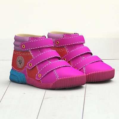 kids shoes 3d model