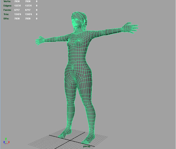 female body 3d model
