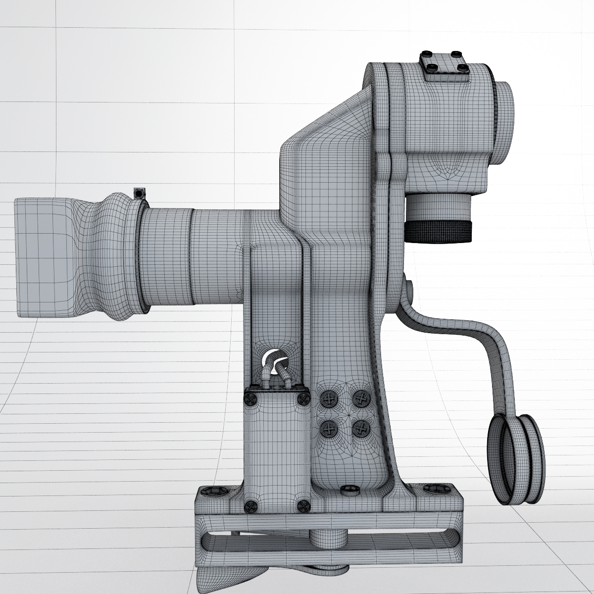 3d optical sight rpg model