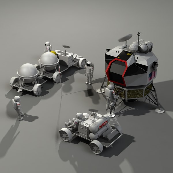 lunokhod ussr 1 lunar rover 3d model