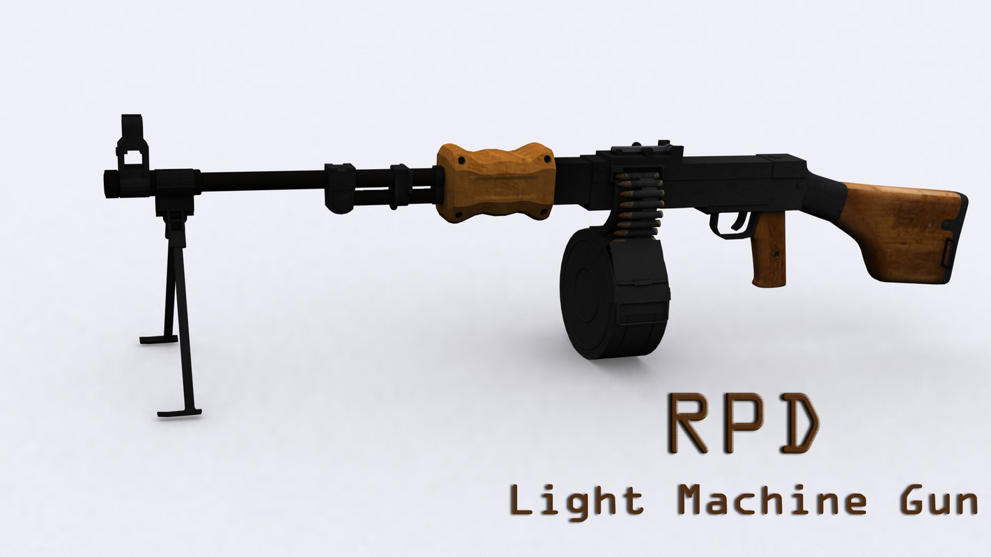 3dsmax rpd machine gun