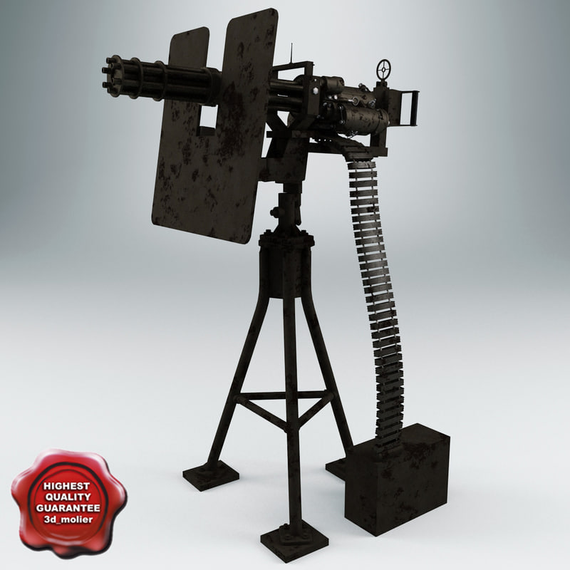 3ds Navy Minigun M134 3ds Navy Minigun M134