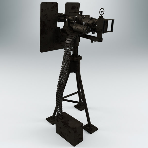3ds navy minigun m134