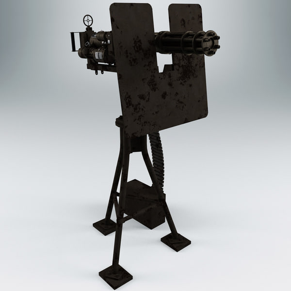 3ds navy minigun m134