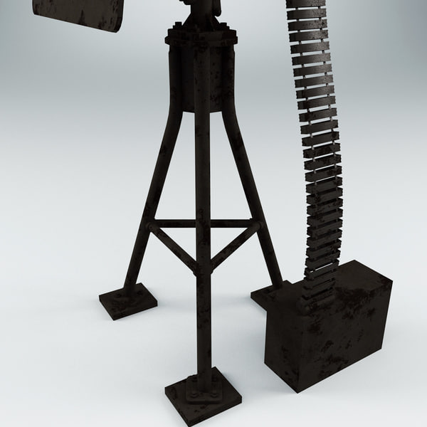 3ds navy minigun m134