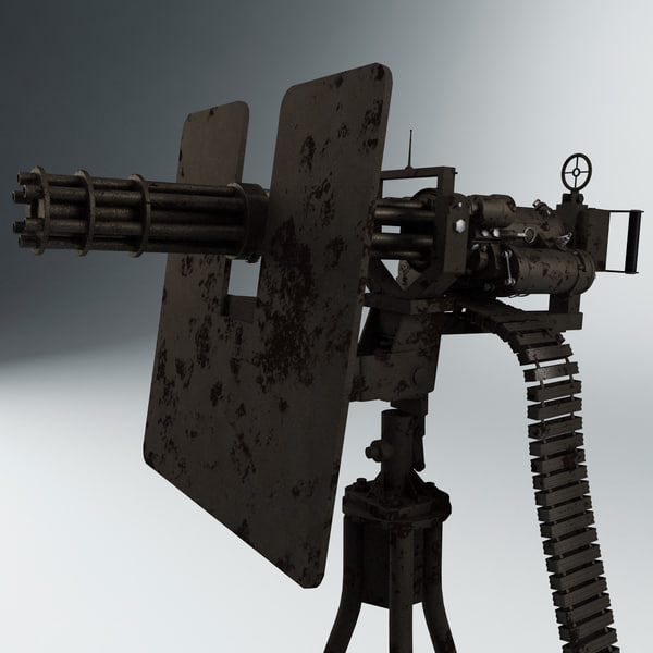 3ds navy minigun m134