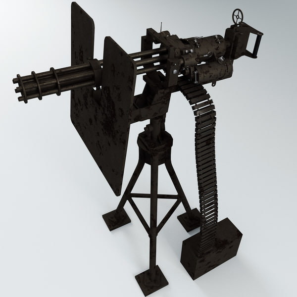 3ds navy minigun m134