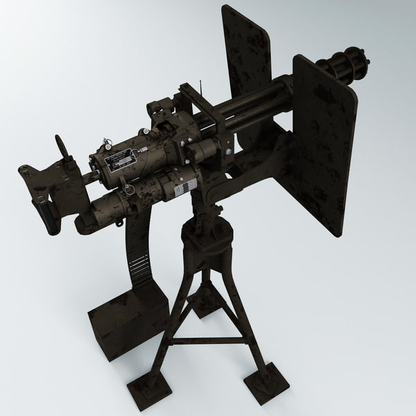 3ds navy minigun m134