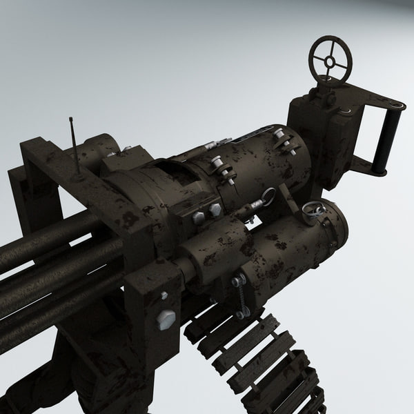3ds navy minigun m134