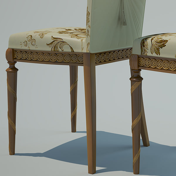 free max model chair interior modelled