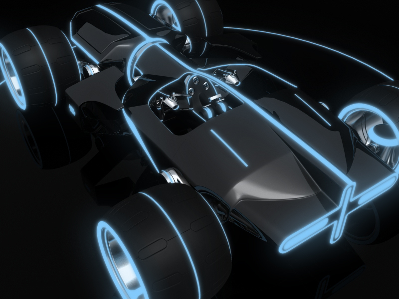 light runner tron legacy 3d obj