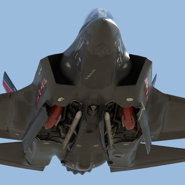 f-35 af-1 1 pilot 3d max