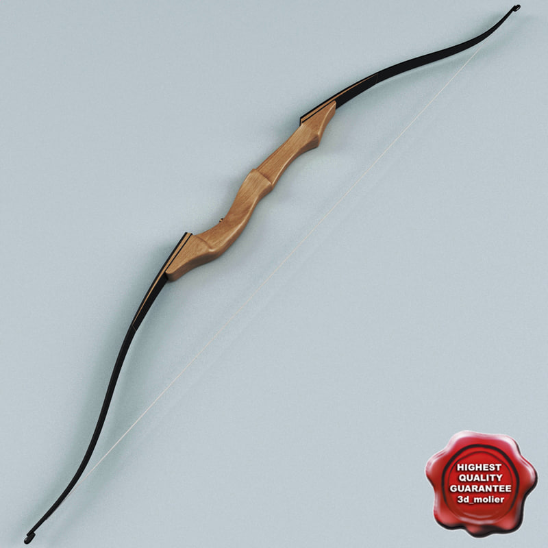 3d recurve bow impala model