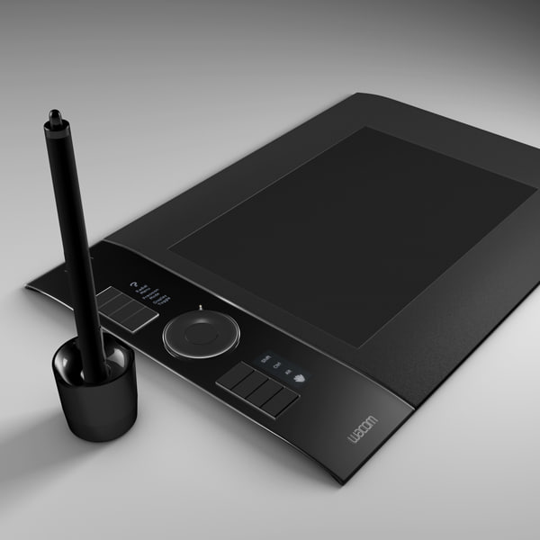 wacom intuos4 graphics 3d model
