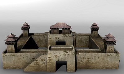 chinese fantasy castle 3d 3ds
