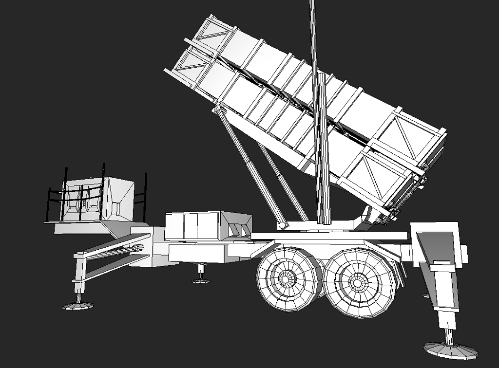 m901 patriot 3d model