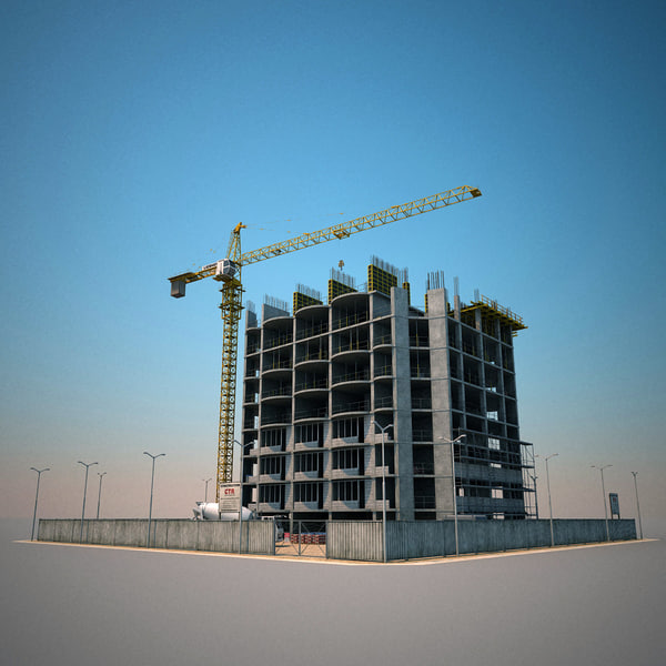 3d model building construction v2