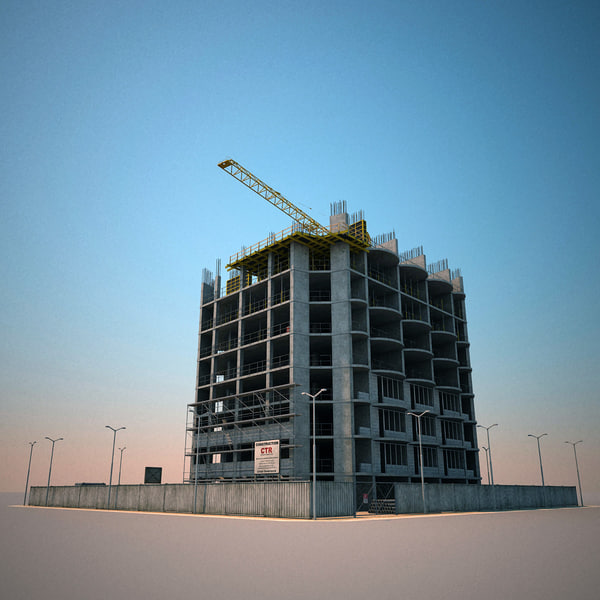 3d model building construction v2