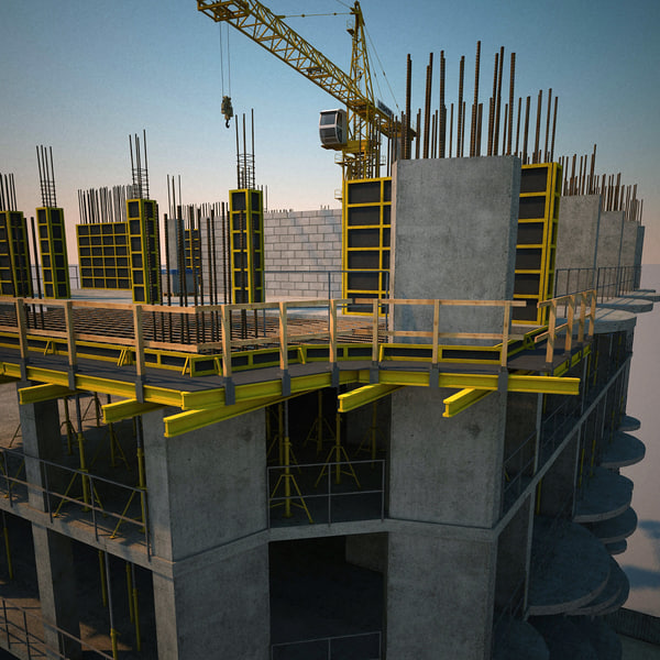 3d model building construction v2